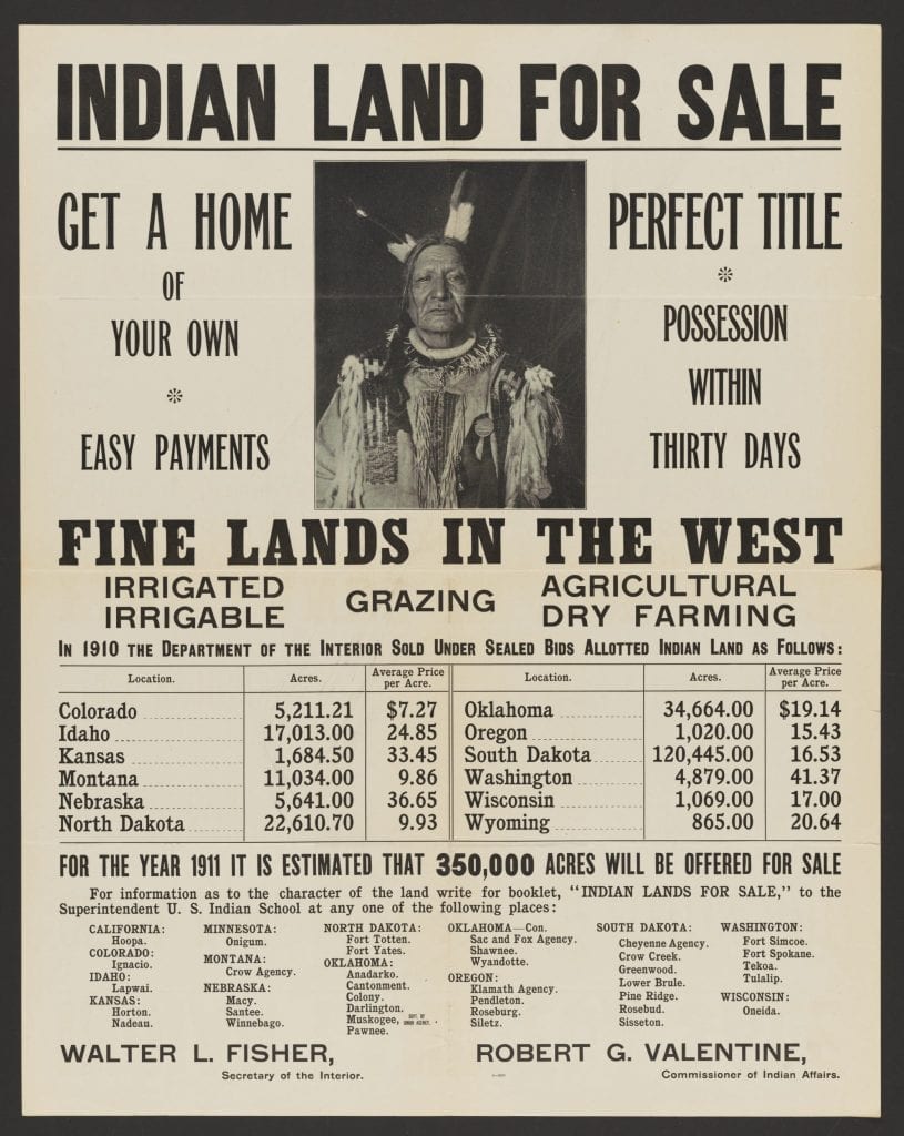 The General Allotment Act of 1887 Crippled Native Agriculture for ...