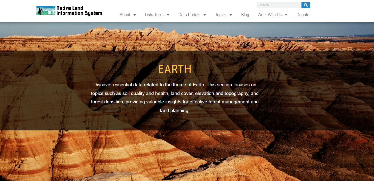 Climate Portal - Earth - Native Land Information System